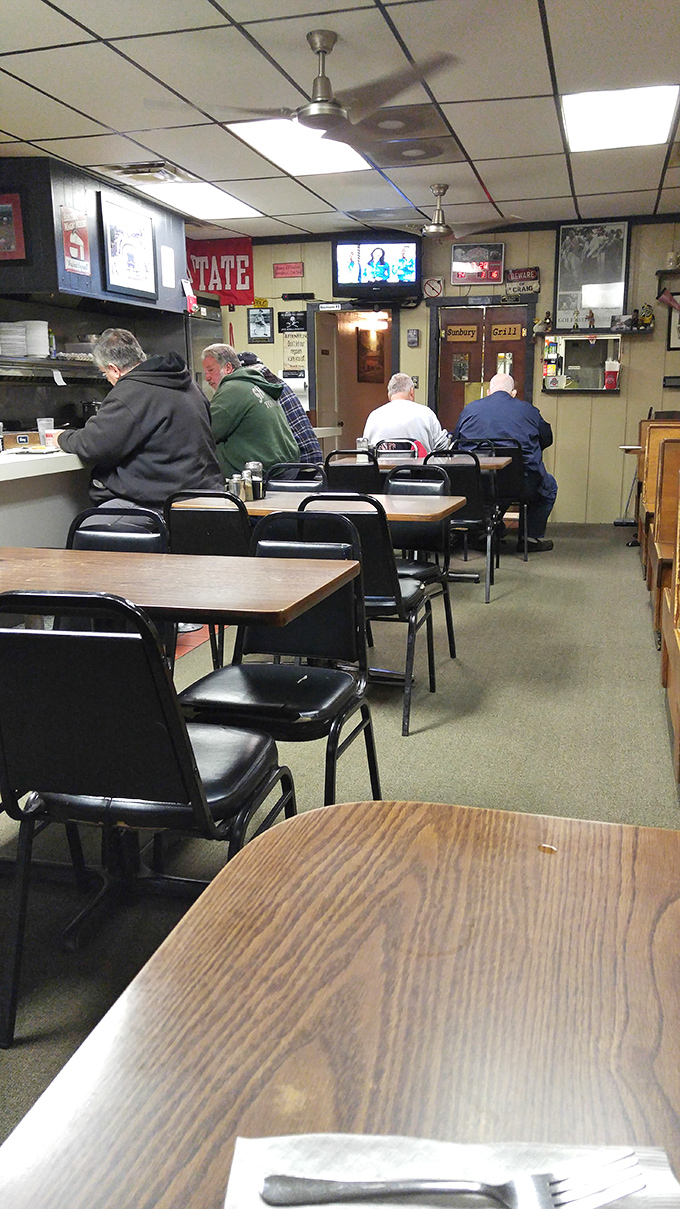 The dining room has that lived-in comfort of a place where regulars don't need menus and servers remember how you take your eggs.