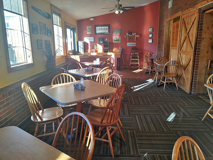 Sunshine streams through windows illuminating a dining room where Windsor chairs have cradled generations of satisfied customers and their satisfied stories.