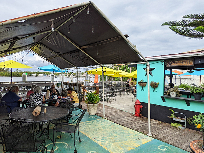 Colorful umbrellas, waterside views, and that unmistakable Florida breeze&mdash;dining doesn't get more perfect than this little slice of paradise.