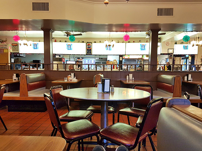 The dining room where strangers become neighbors and calories don't count. Those red vinyl booths have heard more local stories than the town newspaper.