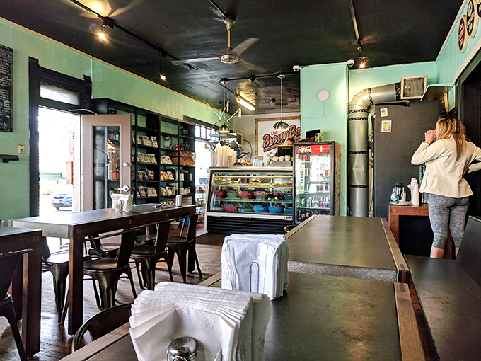 The dining area feels like eating in a friend's kitchen&mdash;if your friend happened to be obsessively dedicated to sandwich perfection.