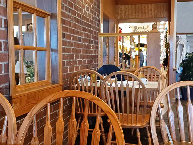 Wooden chairs that have supported generations of happy diners&mdash;each one with its own story of post-meal contentment.