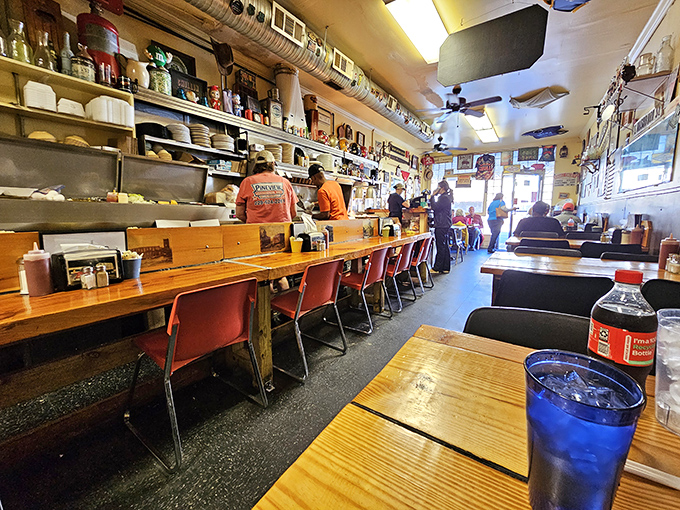 The counter and tables fill with regulars who've been coming so long they don't need menus. In the restaurant business, that's the highest compliment.