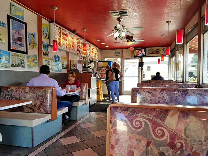 The dining room&mdash;where strangers become neighbors over the universal language of "mmm." Those booths have heard more life stories than most therapists.