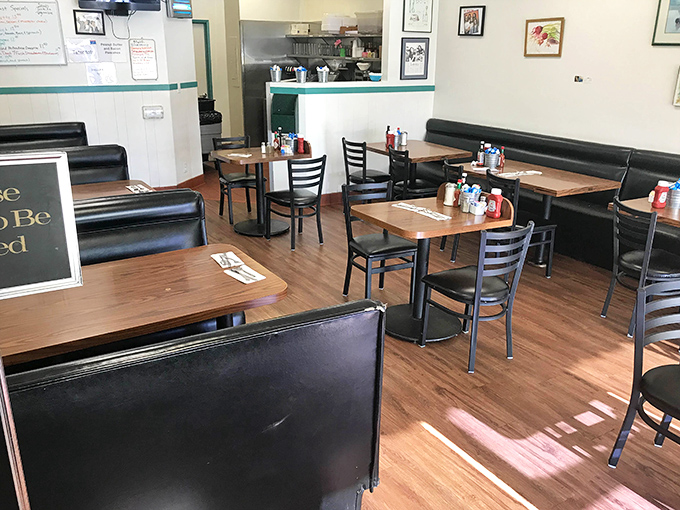 Where locals gather to solve world problems over coffee and hash browns, one booth at a time.