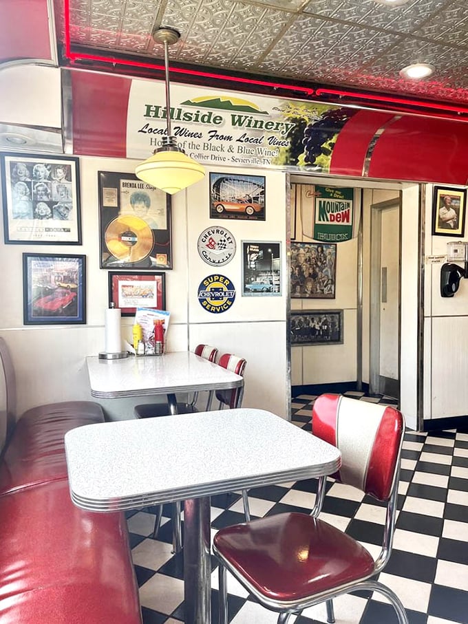 The walls tell stories of decades past, while the booths invite you to create new memories over plates of comfort food classics.