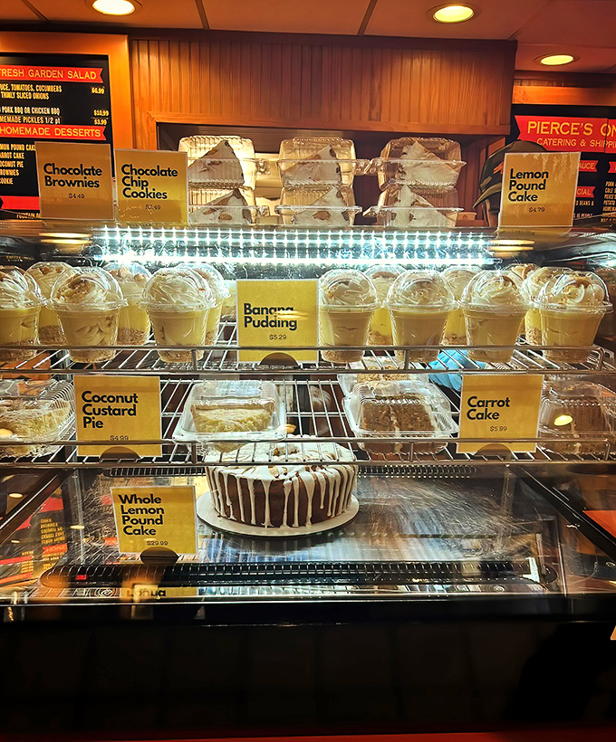 The dessert case: where willpower goes to die a gloriously sweet death.