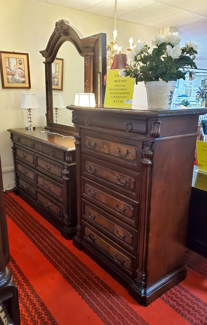 This isn't just bedroom furniture&mdash;it's heirloom-quality craftsmanship that makes particle board weep with inadequacy.