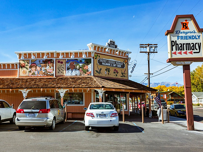 This pharmacy-meets-gift-shop looks like it was designed by someone who couldn't decide between selling medicine or whimsy&mdash;so they chose both.