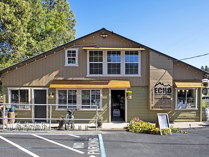 Echo Adventure Cooperative looks like the kind of place where outdoor enthusiasts gather to swap trail stories that grow taller with each telling.