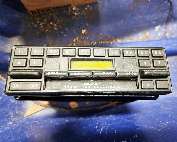 Car audio from another era &ndash; this Becker Grand Prix Electronic radio might make some vintage car restorer's day for just pennies per pound.