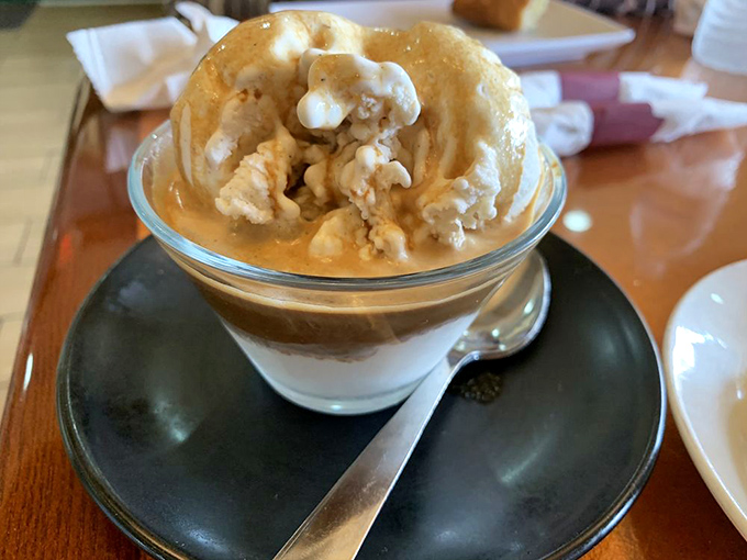 Coffee and ice cream unite in this glass of caffeinated bliss&mdash;the perfect cool companion to the warm spices that dominate the Moroccan dining experience.