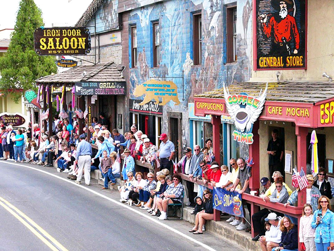 During festivals, Groveland's sidewalks fill with spectators who've mastered the art of lawn-chair deployment and small-town parade appreciation.