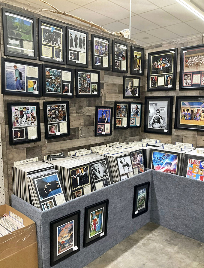 Music lovers' paradise where vinyl records and memorabilia create the ultimate analog experience&mdash;because some things just sound better with a little history and crackle.