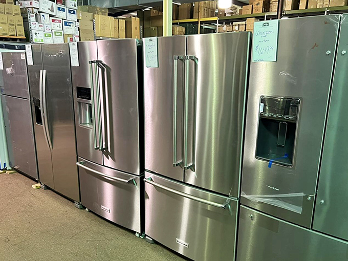 French door refrigerators that'll store your groceries and your disbelief at these prices.