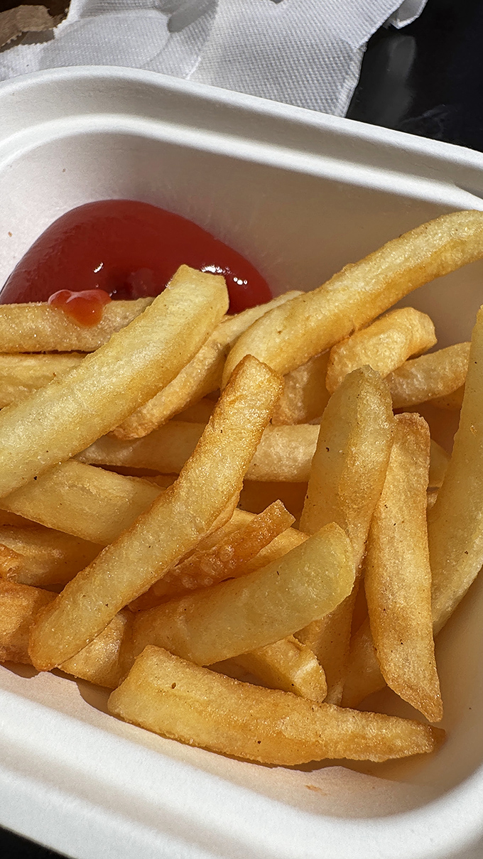 French fries so perfectly golden, they deserve their own trophy. Crisp exterior, fluffy interior&mdash;the supporting actor that steals the show.