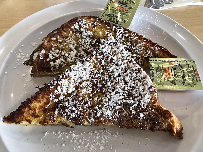 French toast that's traveled further from France than Emily in Paris, but with twice the charm and none of the drama.