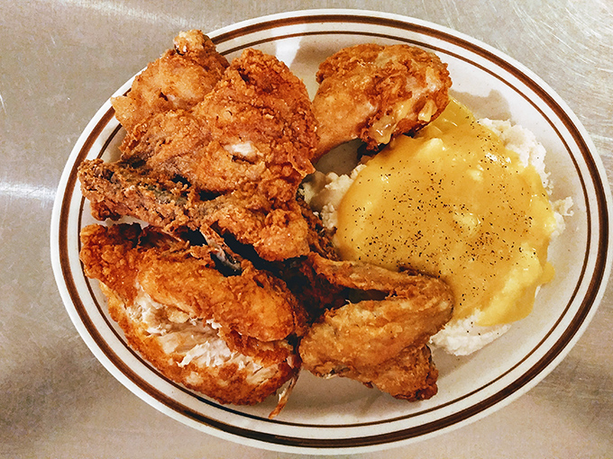 Fried chicken and mashed potatoes &ndash; comfort food so genuine it could make a therapist jealous of its effectiveness.