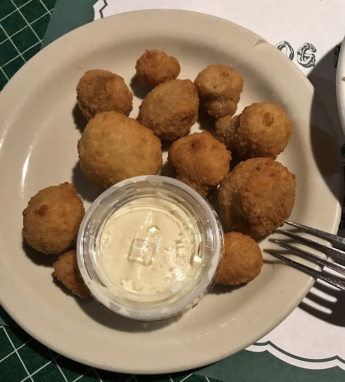 Fried mushrooms that pop with juicy goodness beneath their crispy coating. The perfect appetizer or&mdash;let's be real&mdash;a side dish to your fried chicken.