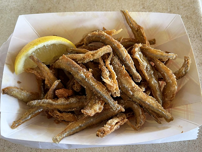 Fried smelt: the potato chip of the sea. Crispy, addictive little fish that make you wonder why you ever bothered with regular fries.