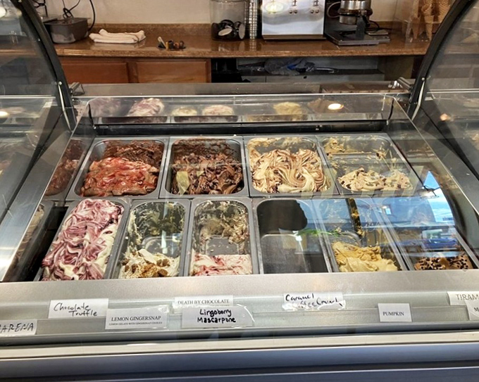 The gelato case &ndash; where adults press their noses against glass like children and momentarily forget about things like "serving sizes" and "sharing."