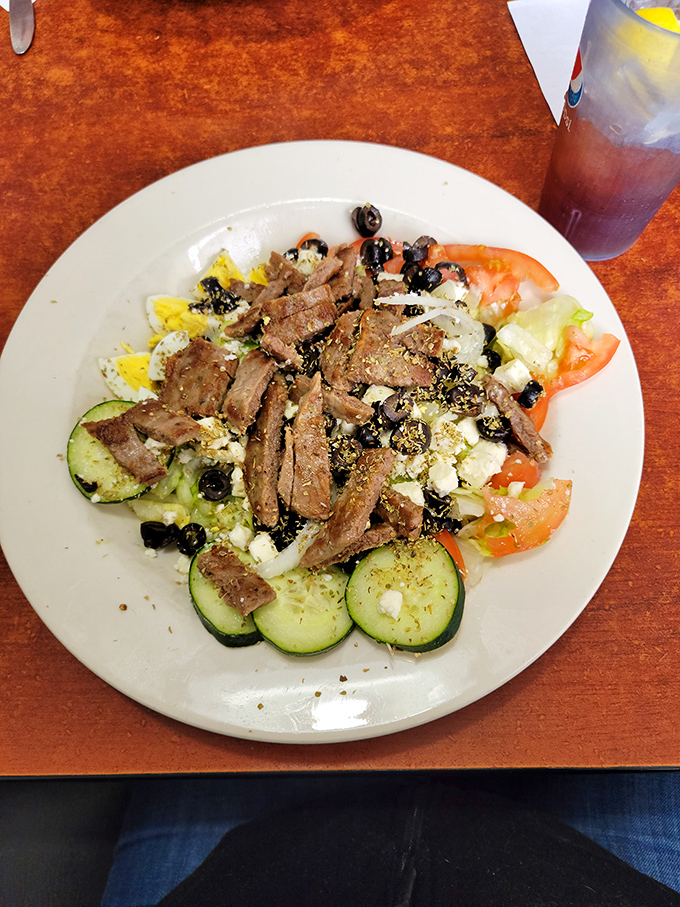 This Greek salad proves the diner doesn't just excel at comfort food &ndash; it's a refreshing option that doesn't sacrifice an ounce of flavor.