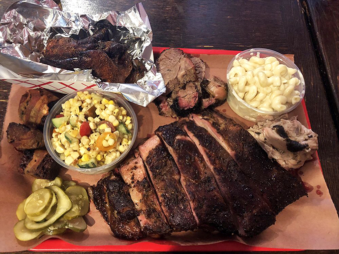 A barbecue platter that hits all the high notes&mdash;like a meat-centric symphony where brisket, ribs, and sides play in perfect harmony.
