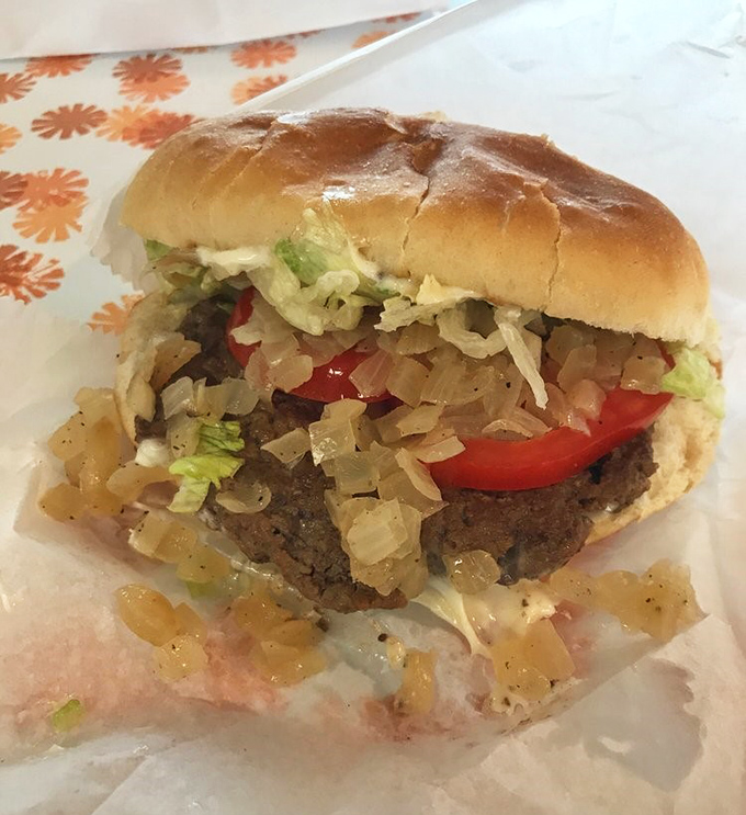 This isn't some artisanal farm-to-table burger with a backstory. It's just a really good sandwich that understands its purpose in life.