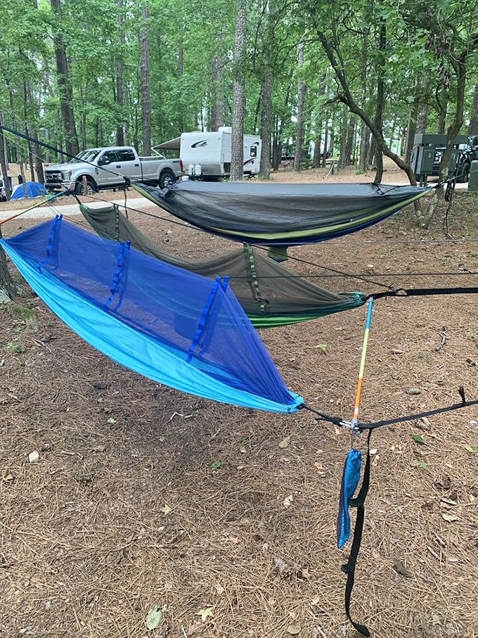 Modern camping means your biggest wilderness challenge is remembering where you parked the RV.