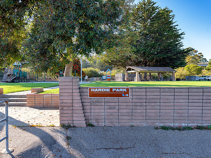 Hardie Park offers a green respite from beach days, where locals gather and visitors pretend they're not jealous of everyone who lives here.