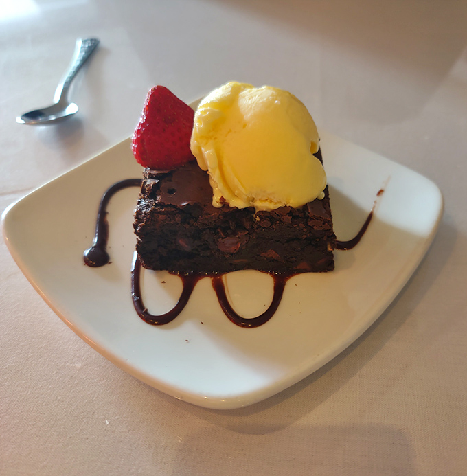 That brownie and ice cream combo is having a moment, and you're invited to witness it.