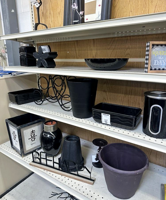 Home d&eacute;cor that spans every design trend of the last four decades. That "BEER" sign might be exactly what your basement bar has been missing all along.