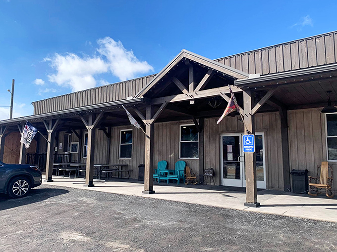 Hostetler's Country Market doesn't need neon signs or flashy displays&mdash;just solid craftsmanship and a porch that practically demands you sit awhile. 