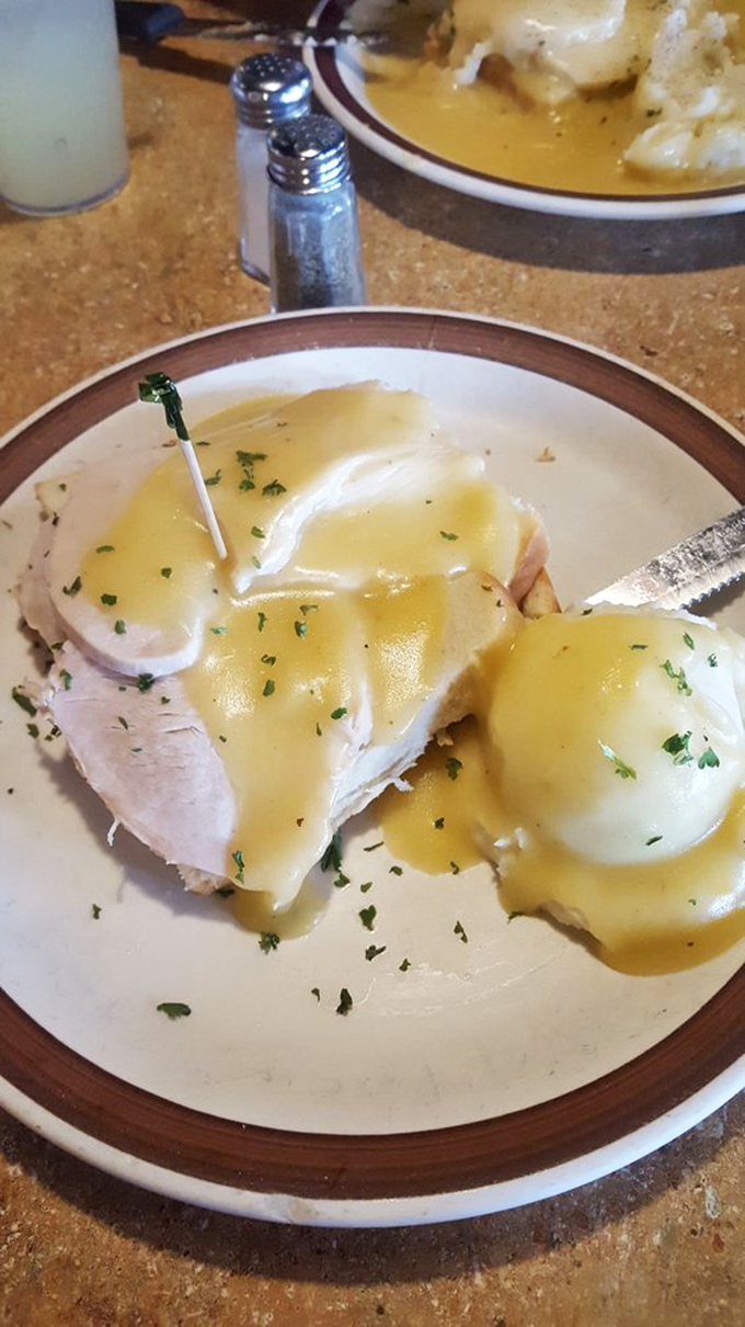 Eggs Benedict done right&mdash;a harmony of ham, hollandaise, and perfectly poached eggs. Brunch diplomacy at its finest, bringing runny yolks and Canadian bacon together in peace.
