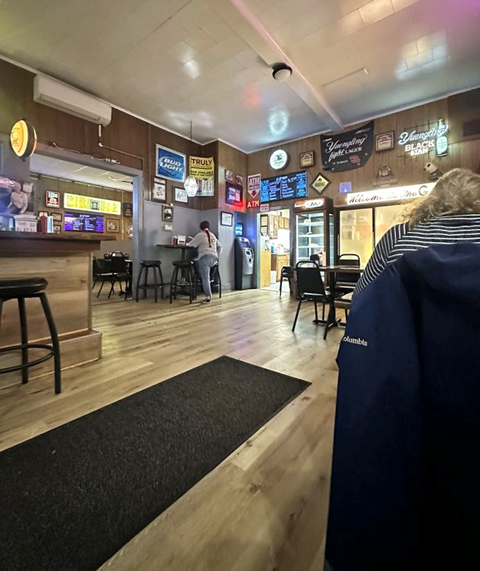 The tavern's interior is a master class in unpretentious comfort&mdash;where conversations flow as easily as the beer.