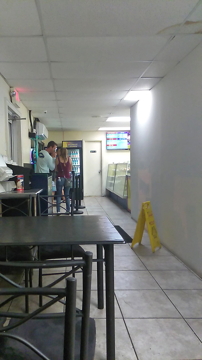 Simple tables and chairs invite you to sit and savor rather than rush. Good things come to those who wait&mdash;and then sit.