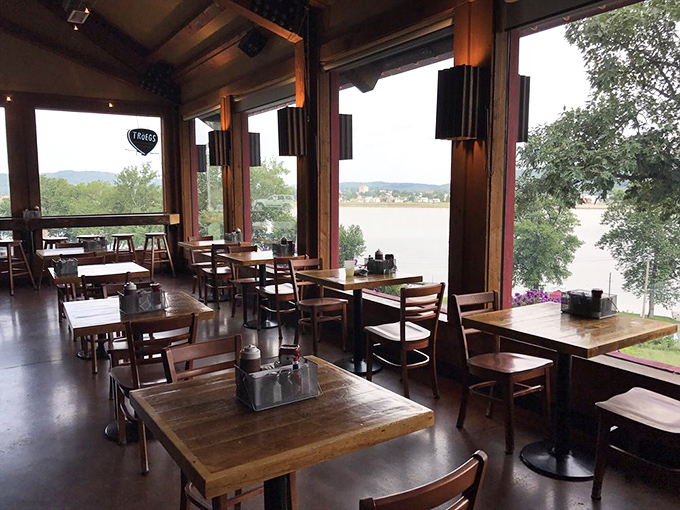 Tables with a view that rivals the food—proving that sometimes the best seasoning is scenery that feeds your soul while you feed your body.