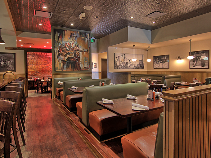 The restaurant's design strikes that perfect balance between nostalgic and contemporary, with artwork that tells stories while you create new ones over dinner.
