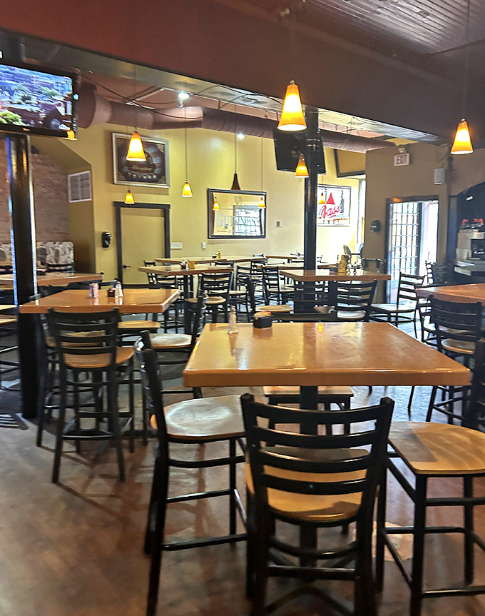 Cozy dining rooms where conversations flow as smoothly as the wine and laughter echoes warmly.