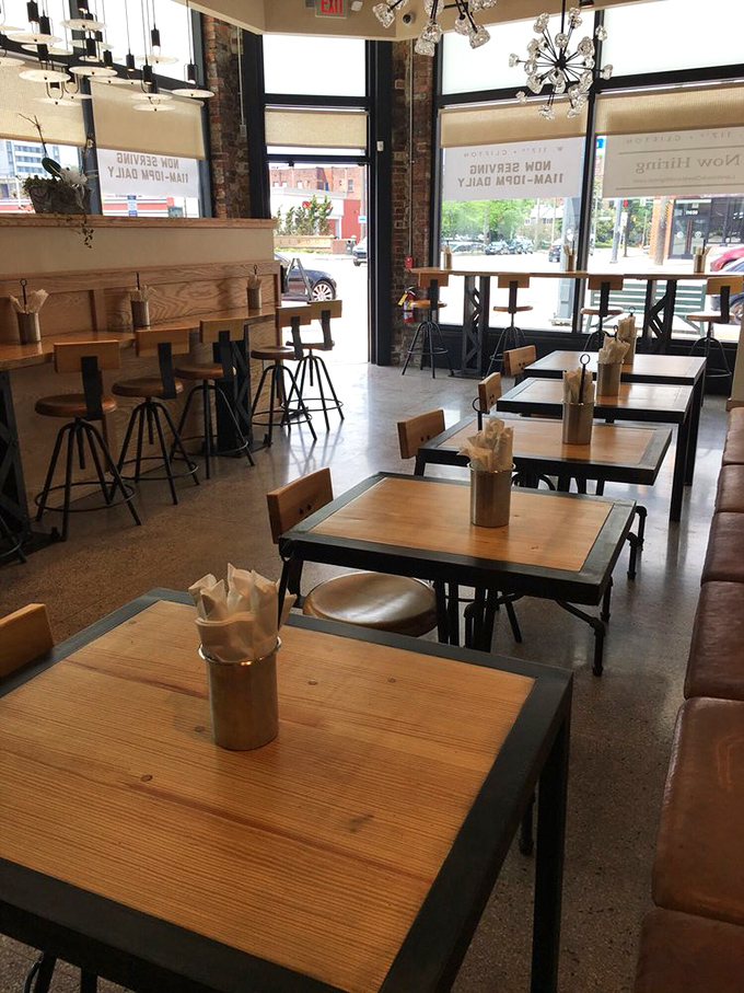 The dining room manages that rare feat of feeling both spacious and intimate, like your coolest friend's loft apartment, but with better food.