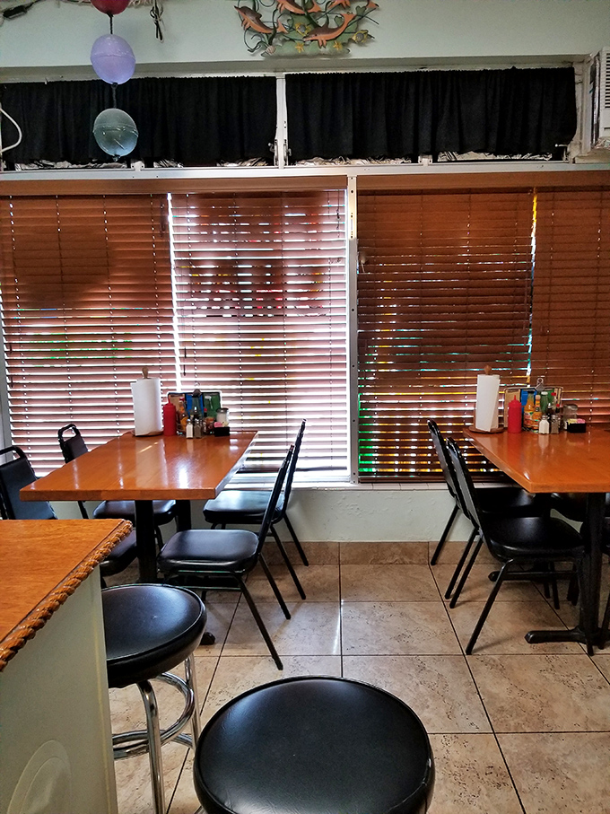 The dining area feels like the captain's quarters of a beloved fishing vessel &ndash; comfortable, unpretentious, and ready for serious eating.