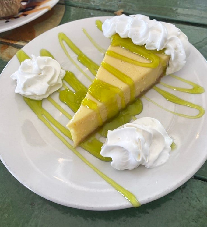 Key lime pie that hits that perfect sweet-tart balance &ndash; like Florida sunshine with just enough cloud to keep you from getting burned.