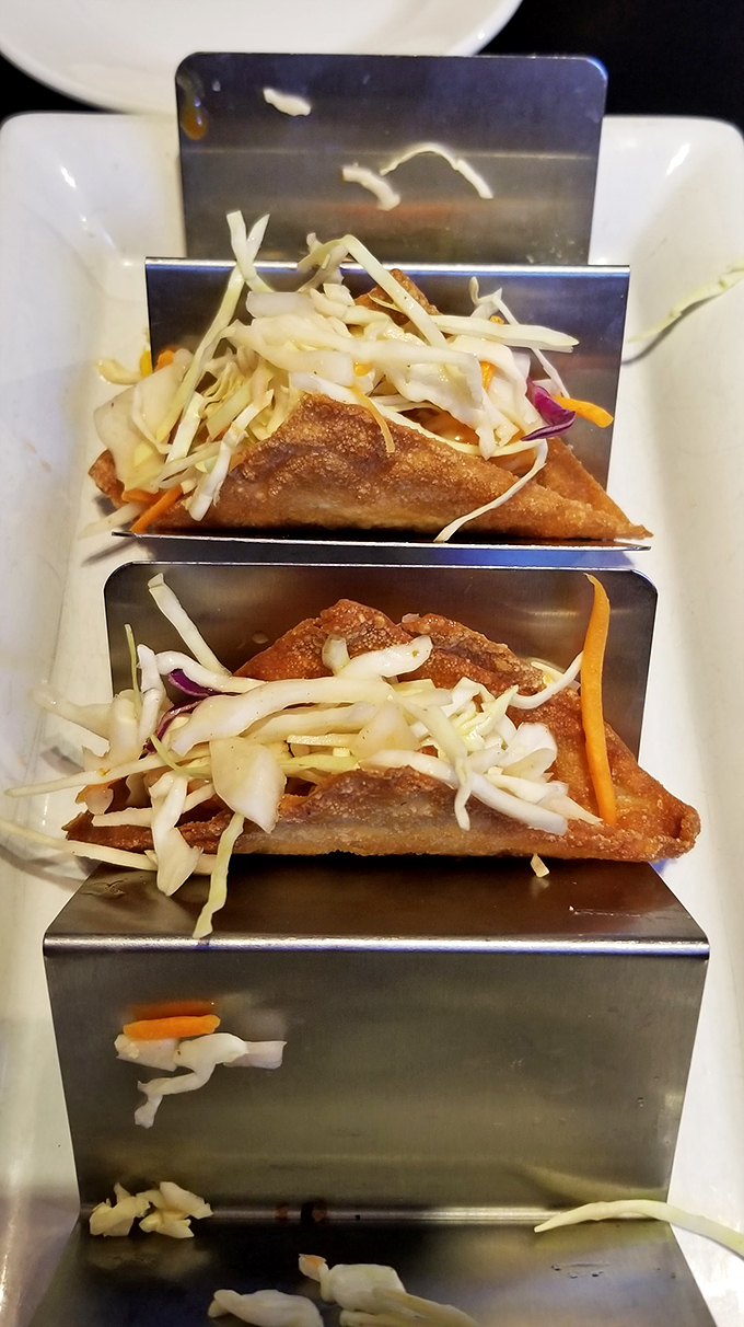 Korean tacos that bridge continents on a single plate, proving that the best cultural exchanges often happen in unexpected small-town bistros.