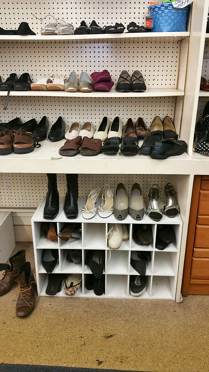 If Imelda Marcos opened a museum with bargain prices, it might look something like this impressive footwear collection for every occasion.