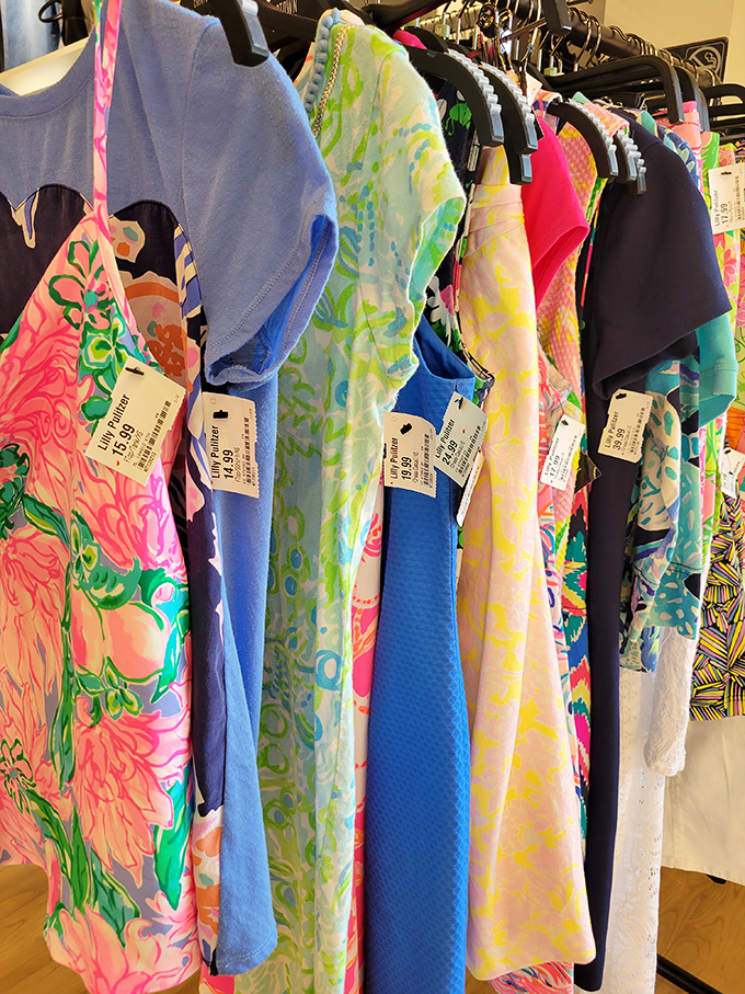 Lilly Pulitzer paradise! These vibrant patterns are practically a vitamin D supplement for your wardrobe. Beach vacation vibes without the resort prices.
