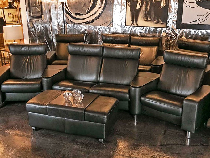 Leather theater seating that transforms movie night from "Netflix and chill" to "cinema and sophistication." Your popcorn deserves this upgrade.
