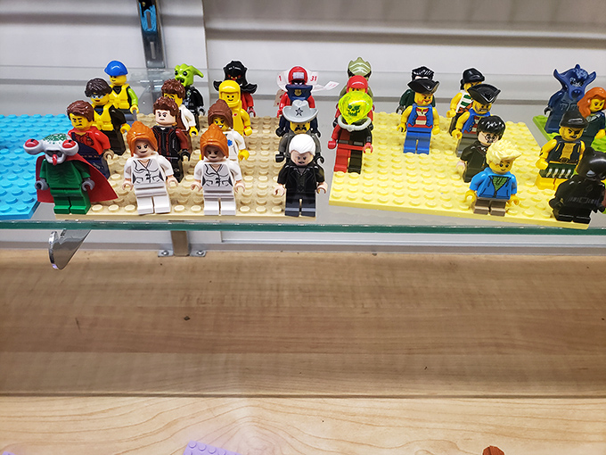 Tiny plastic people with endless stories to tell. These LEGO figurines stand at attention, waiting for imaginative new owners.