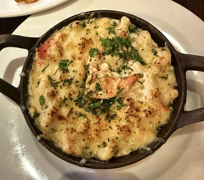 Lobster mac and cheese that's been promoted to the executive suite&mdash;rich, decadent, and served in a cast iron skillet that keeps it bubbling until the last bite.
