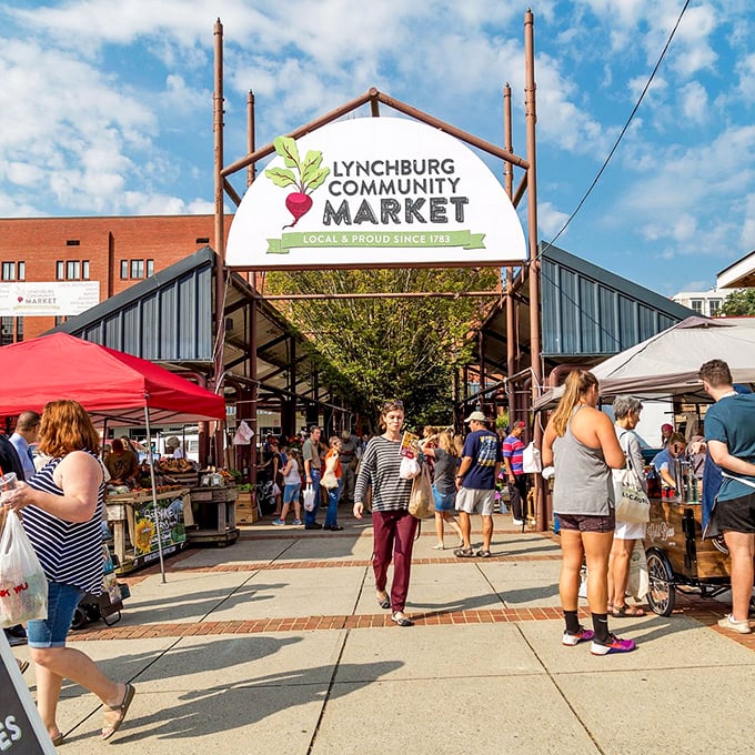 The Lynchburg Community Market buzzes with local energy. Farmers, artisans, and food vendors create a vibrant gathering spot where community and commerce blend seamlessly.