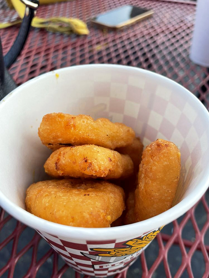 Mac n Cheese Bites that transform childhood comfort into portable, poppable form&mdash;proof that growing up doesn't mean giving up the good stuff.